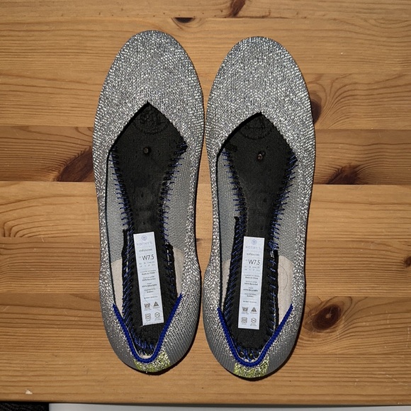 Rothy's | Shoes | Reflective Glowing Rare Retired Limited Silver Gray ...